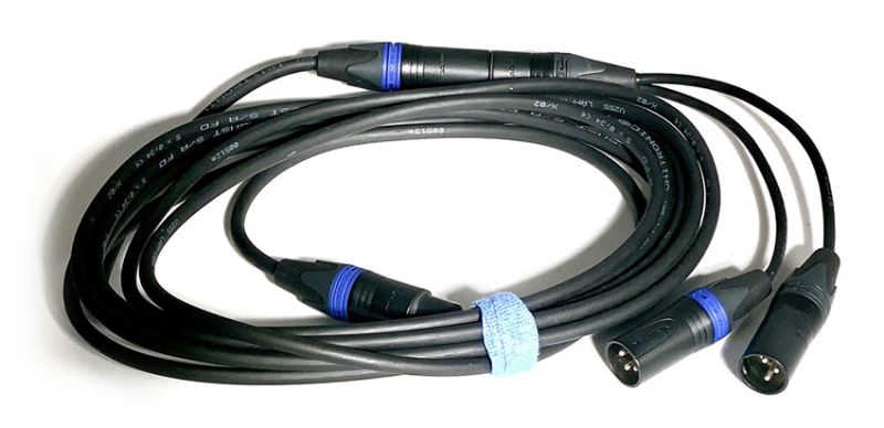 BB&S Kabel XLR 4pol. 10m + Splitter cast C.Adolph & RST Distribution ...