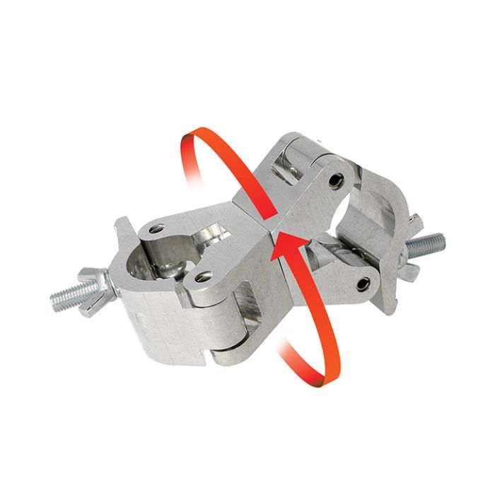 fiRSTstage FS7100 Swivelcoupler 2" HD, alu poliert silber ...